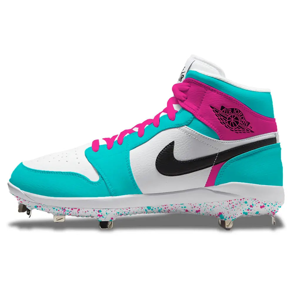 "305" Jordan 1 Retro Cleats - Stadium Custom Kicks