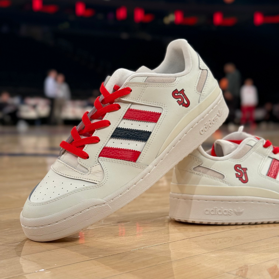 "St. John's" Adidas Forum Low Classic Shoes l Stadium Custom Kicks