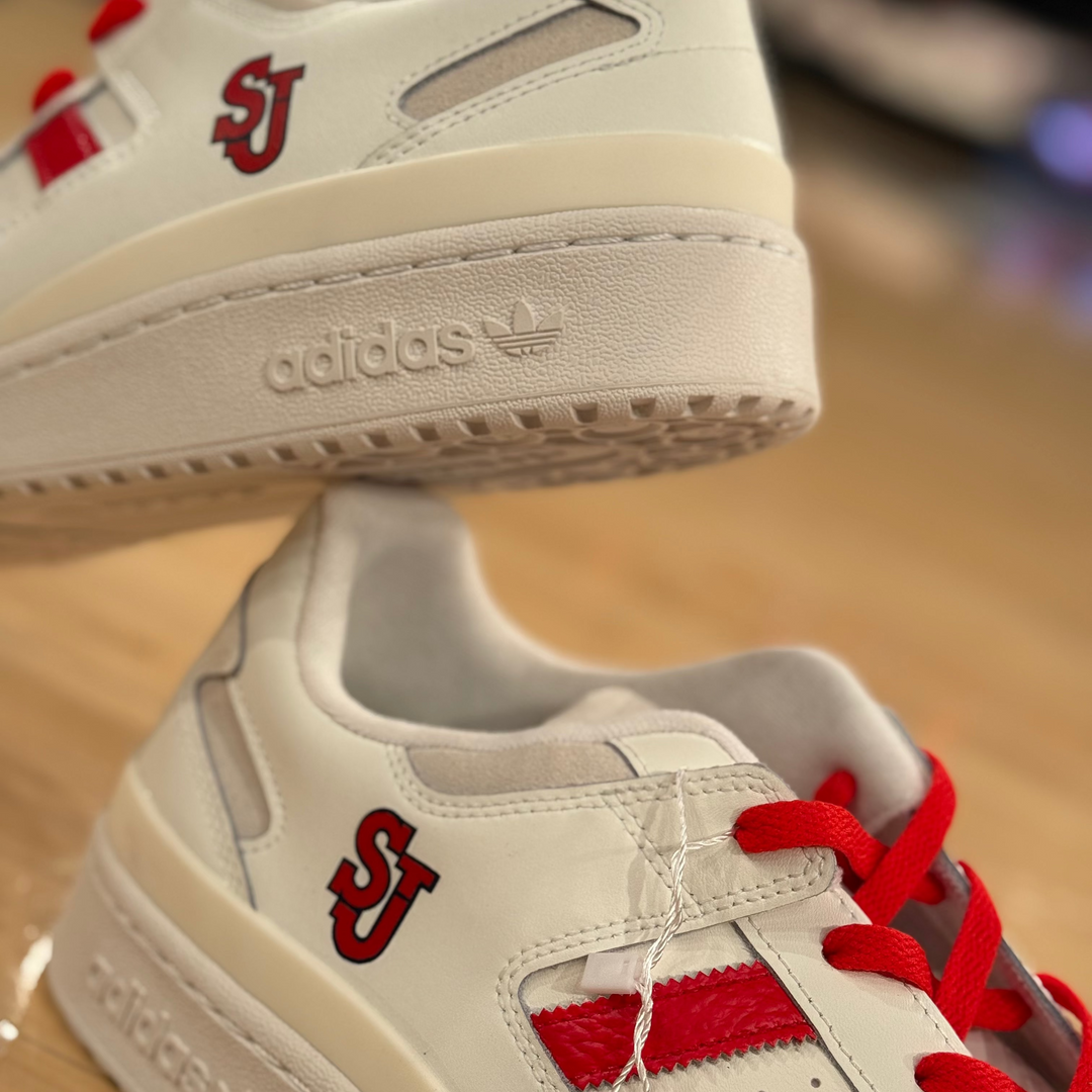 "St. John's" Adidas Forum Low Classic Shoes l Stadium Custom Kicks
