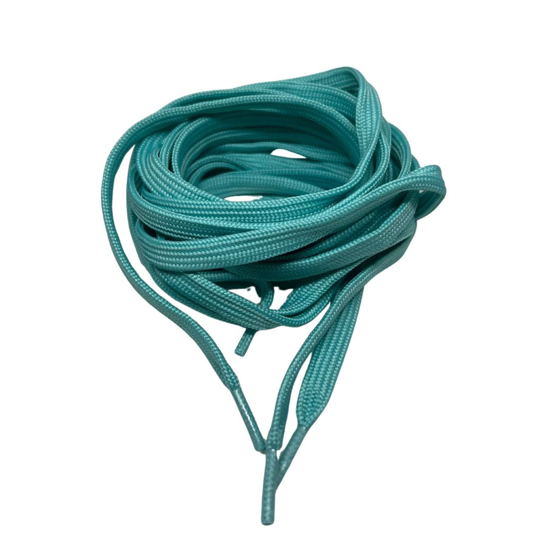 Classic Flat Shoe Laces - Turquoise l Stadium Custom Kicks