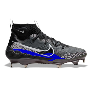 "Royal Blue Cement Alternate" Nike Alpha Huarache NXT Baseball Cleats ...