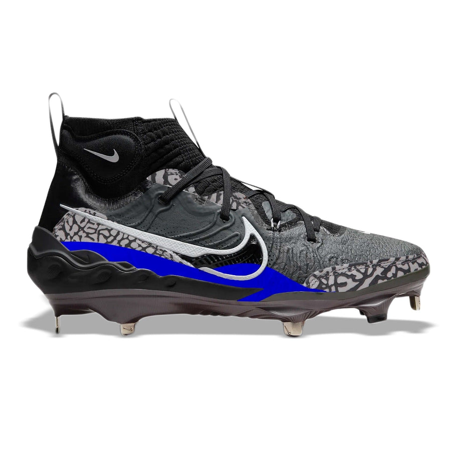 "Royal Blue Cement Alternate" Nike Alpha Huarache NXT Baseball Cleats ...
