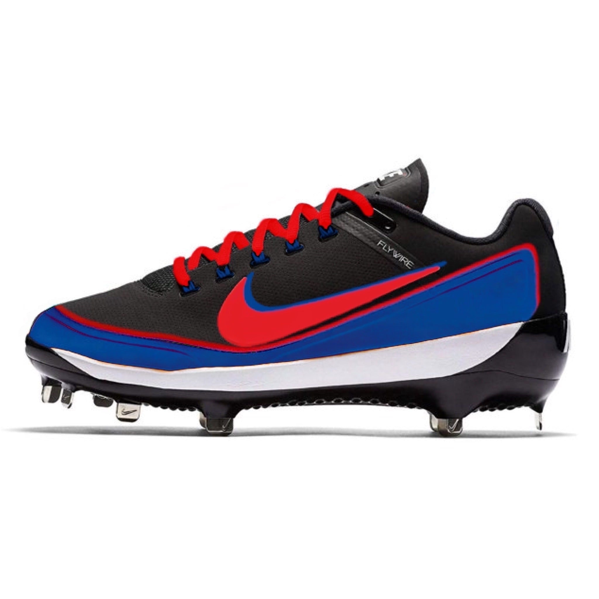 "CHI Shadow" Nike Air Clipper Cleats - Stadium Custom – Stadium Custom ...