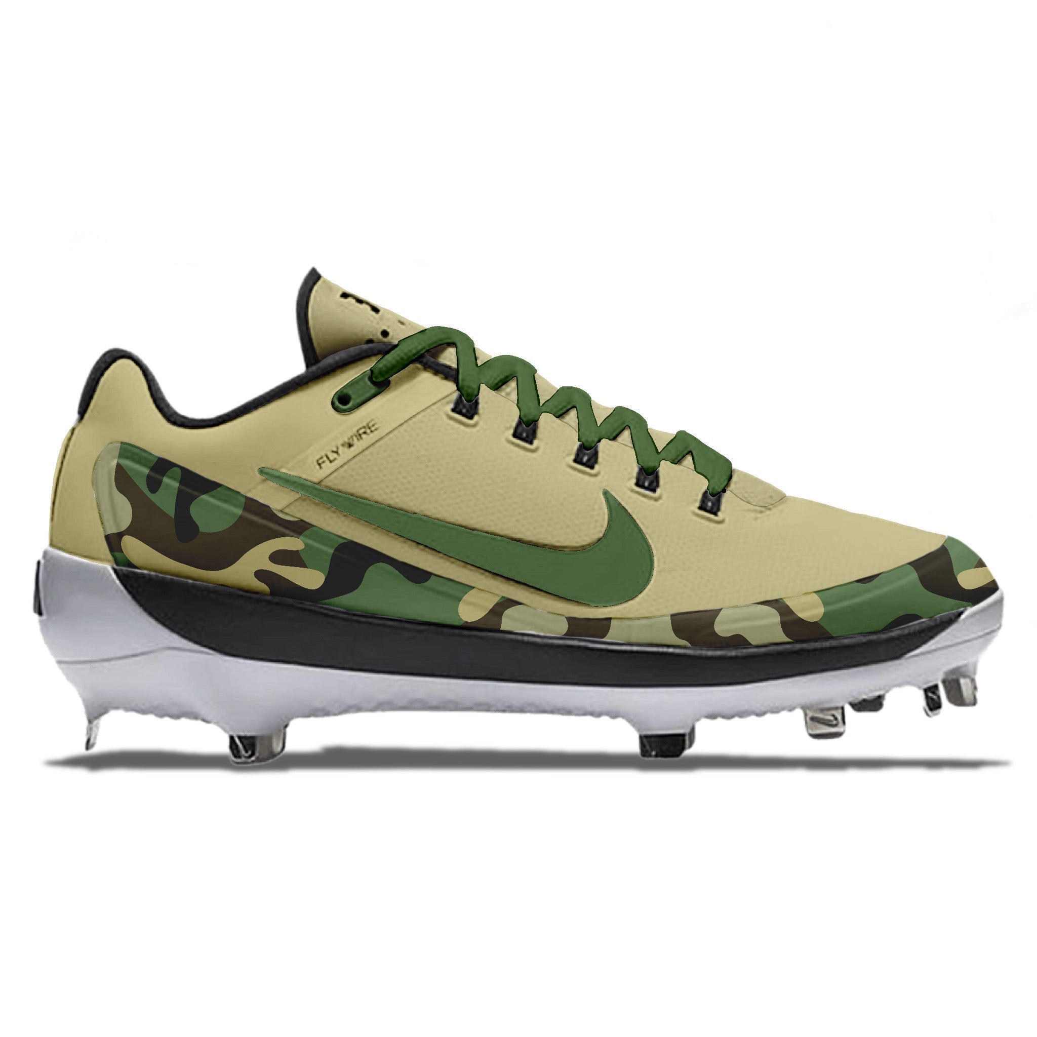 “Desert Ops” Nike Air Clipper Cleats - Stadium Custom Kicks