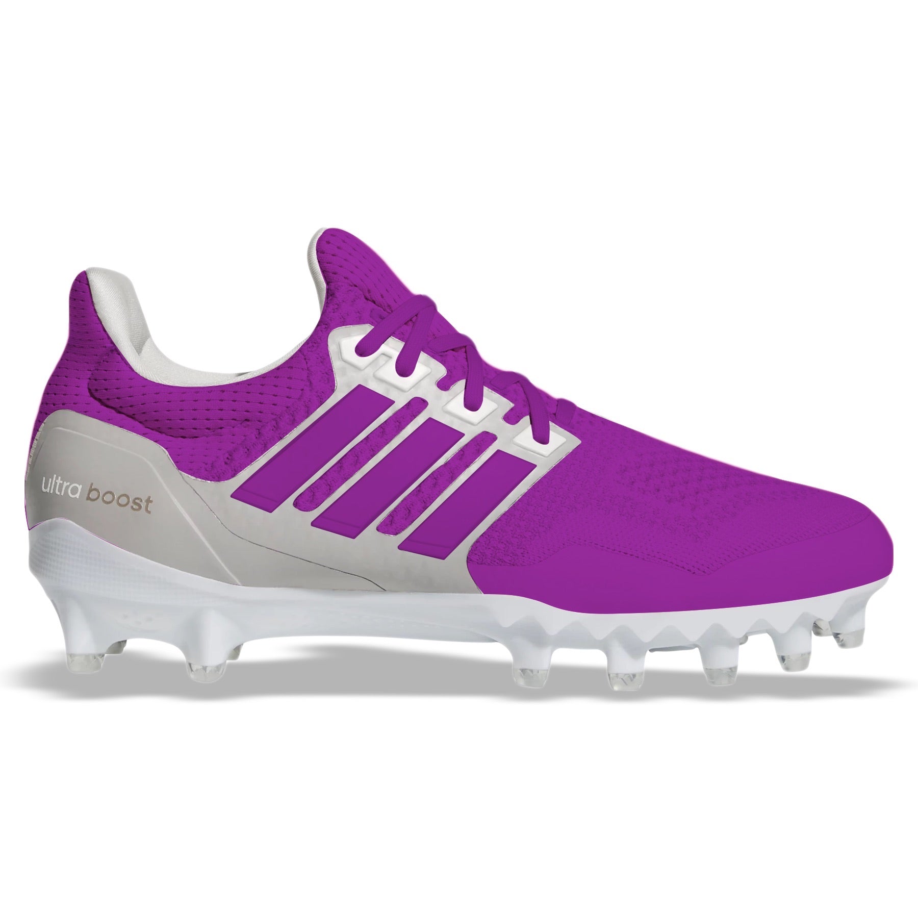 "Grape Blitz" Adidas Ultraboost Football Cleats – Stadium Custom Kicks