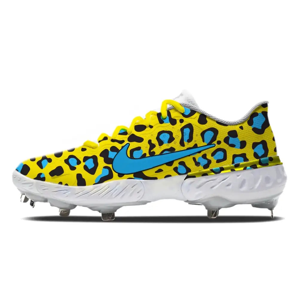"Modern Cheetah" Nike Alpha Huarache Elite 3 Low – Stadium Custom Kicks