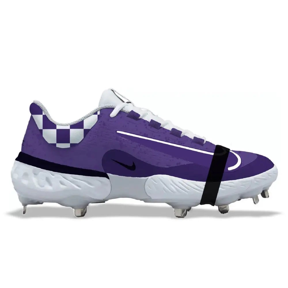 "Purple Lobster" Nike Alpha Huarache Elite 4 Low – Stadium Custom Kicks