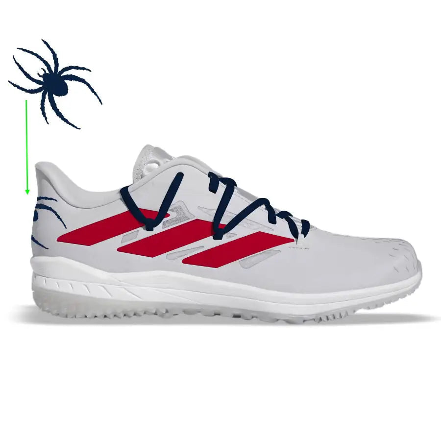 "Spiders" Adidas Adizero Afterburner 9 Turf Shoes – Stadium Custom Kicks
