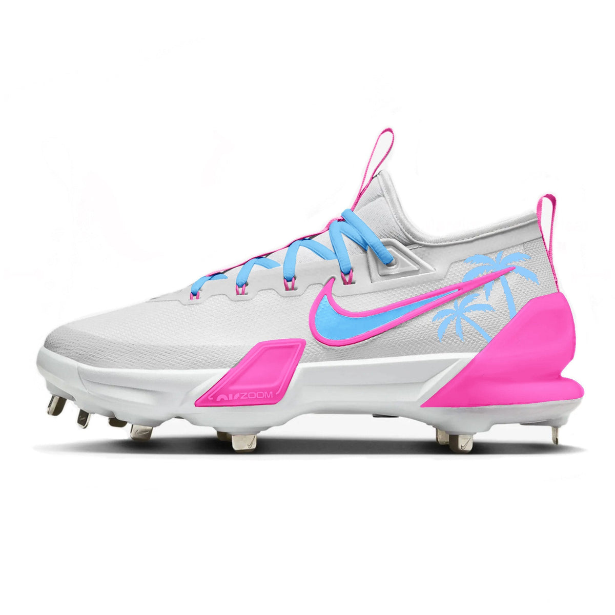 "Vice Vibes" Nike Force Zoom Trout 9 Elite Cleats – Stadium Custom Kicks