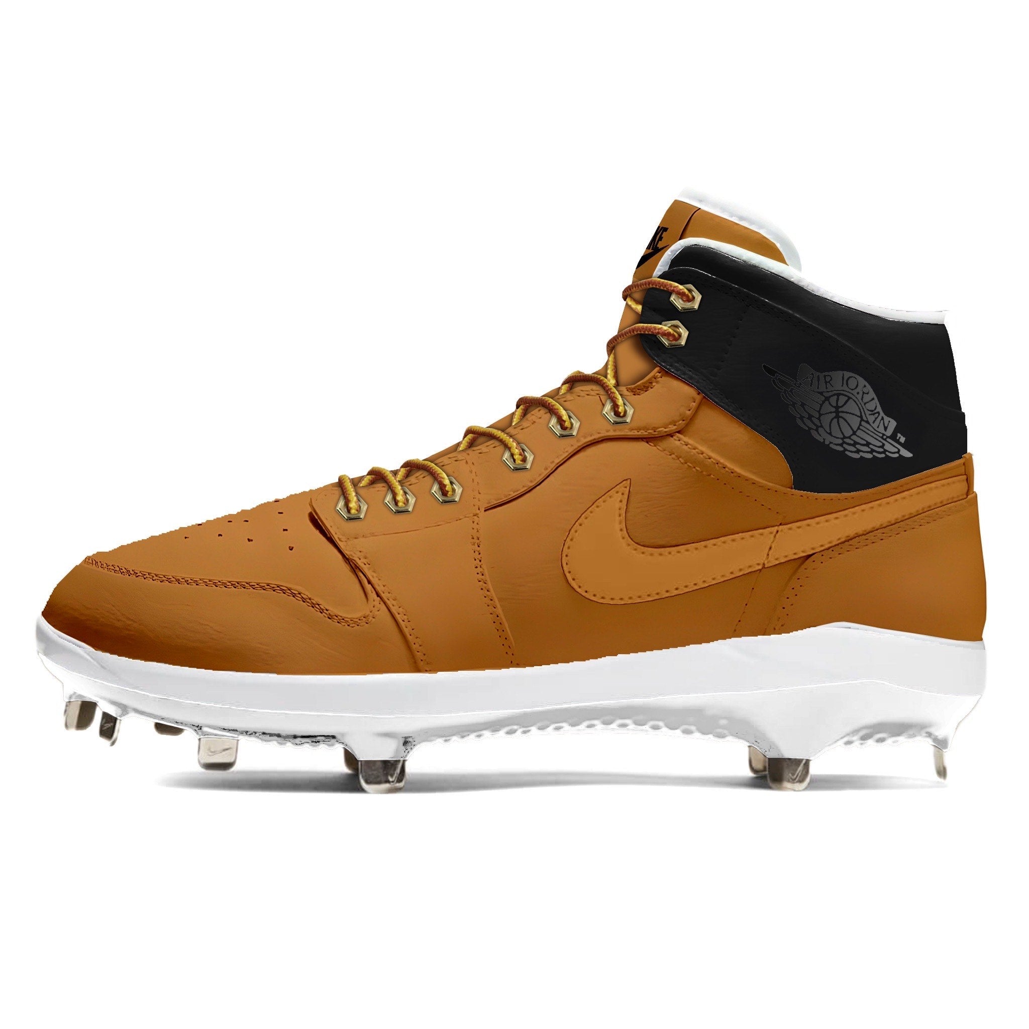 "Work Boot" Jordan 1 Retro Cleats - Stadium – Stadium Custom Kicks