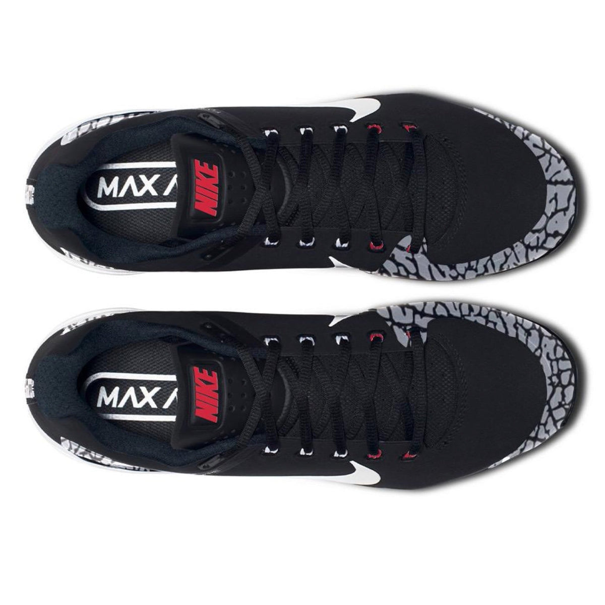 "Black Cement" Nike Air Clipper Cleats - Stadium – Stadium Custom Kicks